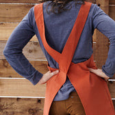 Cross Back Cotton Apron - Mid Length – Shop Our Favorites