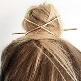 Minimal Wire Bun Cuff with Hair Stick – Shop Our Favorites
